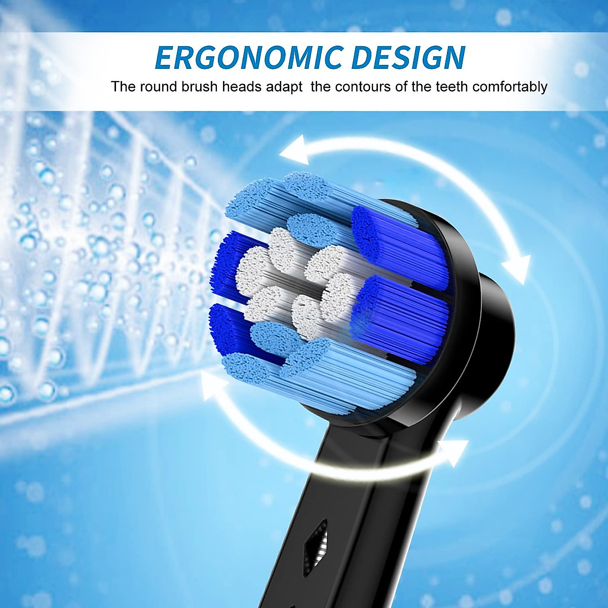 16pcs Bimily Toothbrush Replacement Heads Compatible with Oral B Electric Toothbrush,Replacement Toothbrush Heads for Precision Clean and More Model