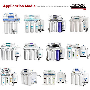 100GPD Reverse Osmosis Membrane, RO Membrane 100 GPD 2.0"x12" Water Filter Replacement Fits Under Sink RO Drinking Water Purifier System, 1 Pack
