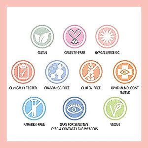 Physicians Formula Mineral Wear Diamond Mascara Clear Diamond, Dermatologist Tested, Opthahlamologist Approved, Sensitive Eyes