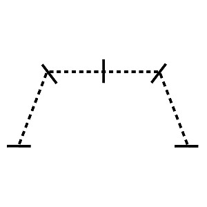 Displays2go Art Display Grids, Floor Standing, Double Sided, Metal Mesh Iron Construction – Silver Finish (AD4PNL)