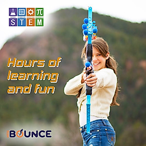 New Bounce Bow and Arrow Set for Kids - Toddler Archery Set - includes Target Poster - Cool Boys Toys for 6, 7, 8, 9, 10, 11 & 12 Year Old Christmas, Birthday Gifts Multicolor