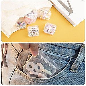 Find Scrapblooms Plastic Bead Storage Containers,17 pack Bead Organizer Box With Handle and Removable Tray,Portable Art Storage Case Jewelry Beads Storage Box Set(Empty)