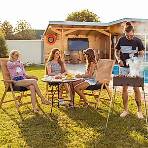 YENING 24x24 Memory Foam Outdoor Chair Cushions Waterproof 4 Inch Extra Thick Patio Seat Pads for Furniture Grey Set of 2