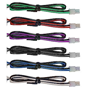 Home Theater Speaker Cable/Connector for Sony Samsung Etc, 6 Pieces, 4.2mm, Digital Restock