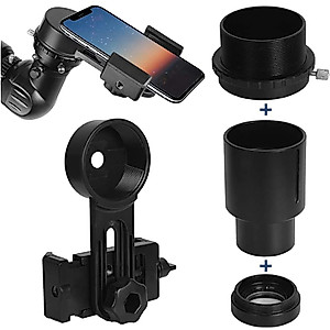 SOLOMARK Telescope, 80EQ Refractor Professional Telescope -700mm Focal Length Telescopes for Adults Astronomy, with 1.5X Barlow Lens Adapter for Photography and 13 Percent Transmission Moon Filter