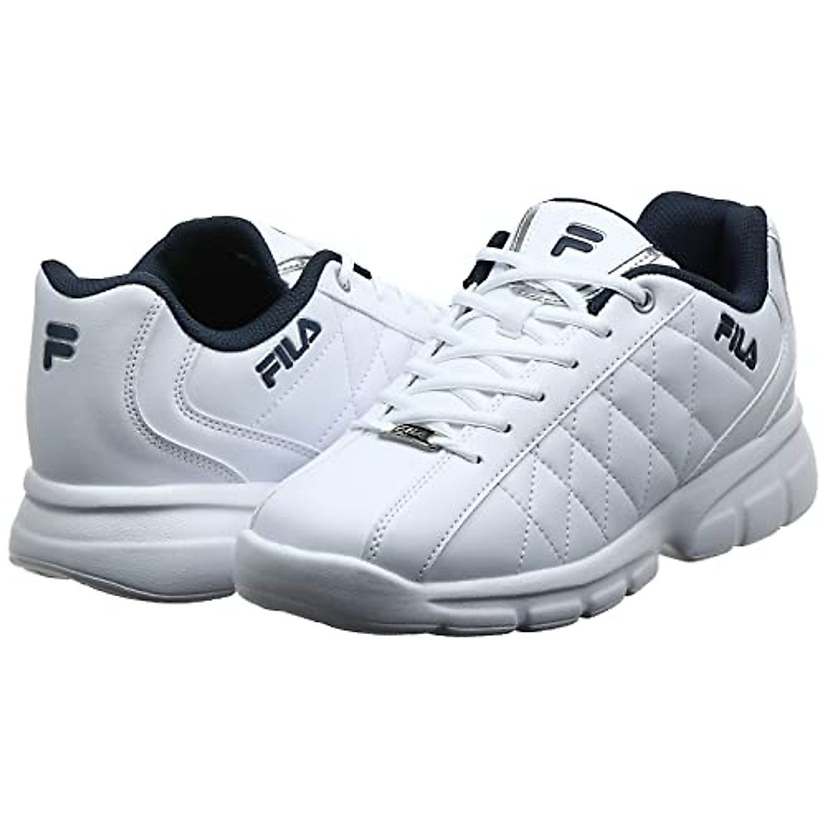 Fila Men's Fulcrum 3 Cross Trainer, White/White Navy, 11.5
