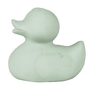 Oli & Carol Duck Toy - Elvis The Duck | Natural Hevea Rubber | Rubber Ducky Baby Bath Toys | Baby Teether | Hevea Bath Toys for Babies 0-12 Months (Mint)