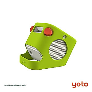 Yoto Player Adventure Jacket in Green Apple – Protective Sleeve Case Carrier for Kids Yoto Player, Silicone Skin Cover with Easy-to-Carry Handle, Accessory Gift for Children Boys Girls
