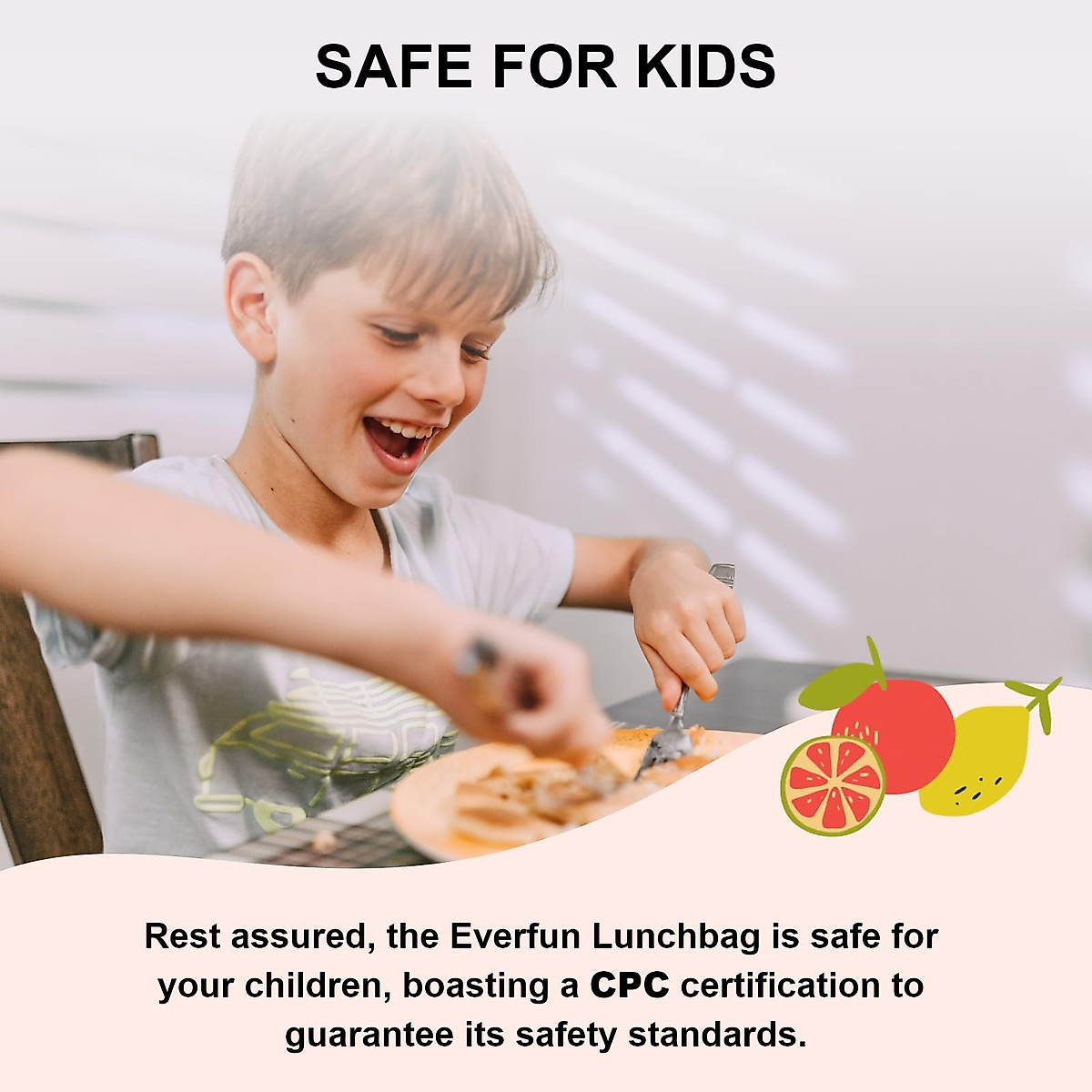 Everfun Insulated Lunch Bag for Women Double Deck Lunch Box 15 Can Leakproof Portable Reusable Tote Bag Lunch Cooler for Work, Black