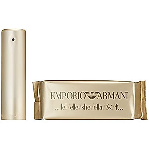 Emporio Armani She by Giorgio Armani | Eau de Parfum Spray | Fragrance for Women | Fresh and Delicate Floral Scent with Vanilla and Cedarwood | 100 mL / 3.4 fl oz