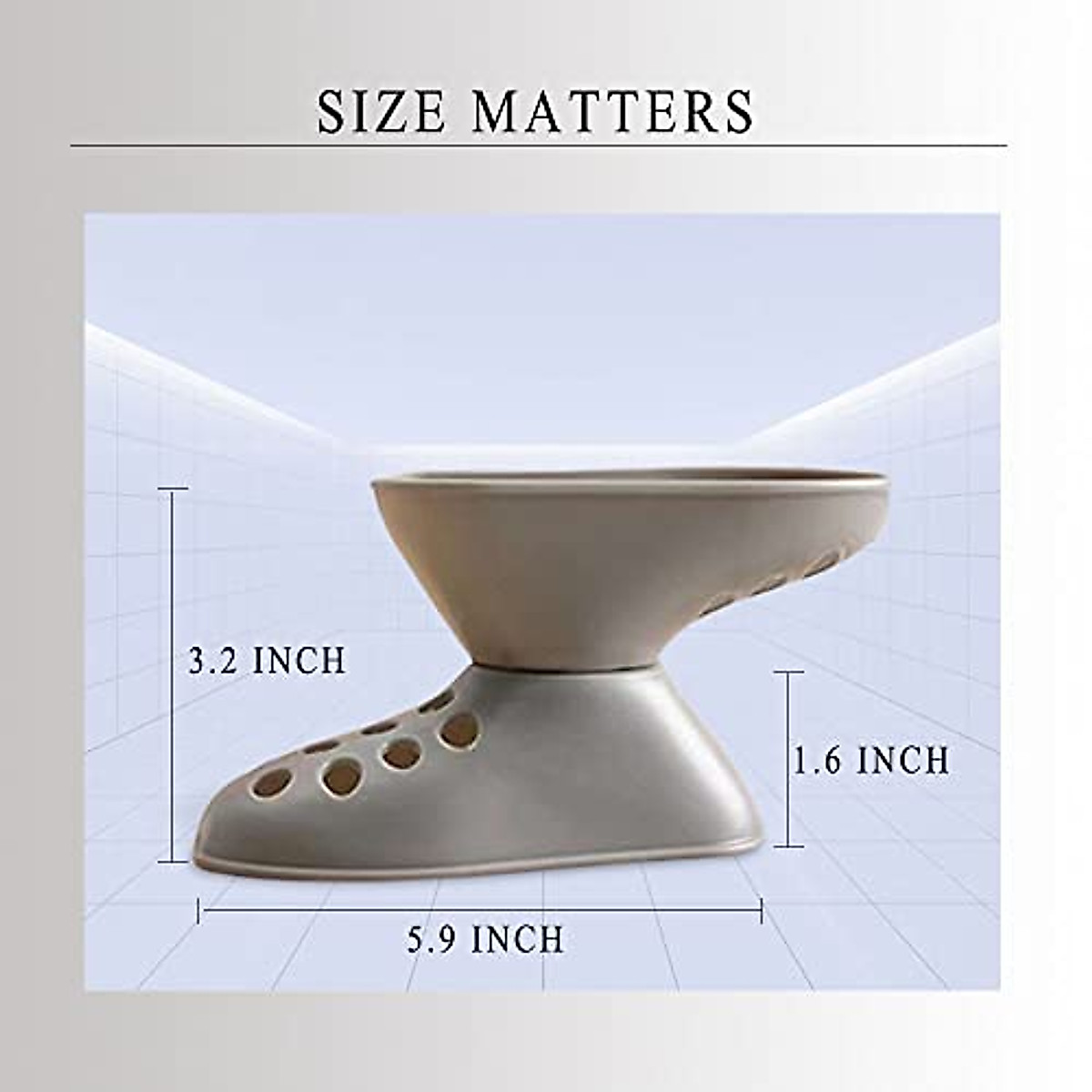 Bayou Shoe Space Saver for High Heels, 8 PCS Removable Double Deck Shoe Rack Holder, Stackable Shoe Stacker for Closet Organization, 50% Space-Saving (Grey)