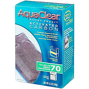Aqua Clear 70 (300) Activated Carbon 4.2 oz x 6pk