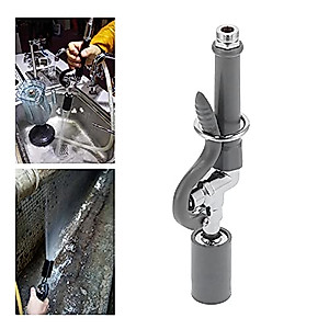 Commercial Faucet Sprayer Assembly, Sink Sprayer, High Pressure Rinse Faucet Spray Head Accessory Gray