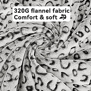 Cheetah Print Blanket Gifts for Women Flannel Fleece Leopard Print Throw Blanket Warm Soft Cozy Cheetah Blanket for Couch Bed Sofa Leopard Blankets & Throws for Mom Adult Leopard Decor 50"×60"
