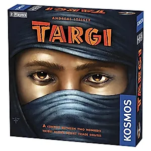 Targi Strategy Board Game Bundle with Mr Dice Drawstring Bag