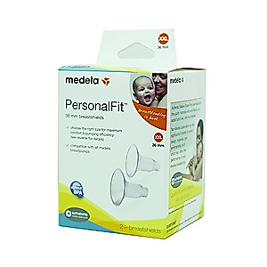 Medela PersonalFit Breastshields (2), Size: XX-Large, (36mm), in Retail Packaging (Factory Sealed) #87084
