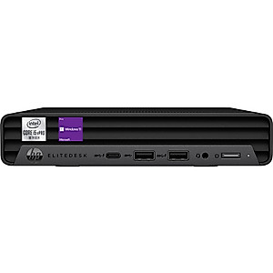 HP EliteDesk 800 G6 Mini Business Desktop, Intel Core i5-10500T vPro Processor, 32GB RAM, 1TB PCIe SSD, DisplayPort, RJ45, Wi-Fi 6, Windows 11 Pro