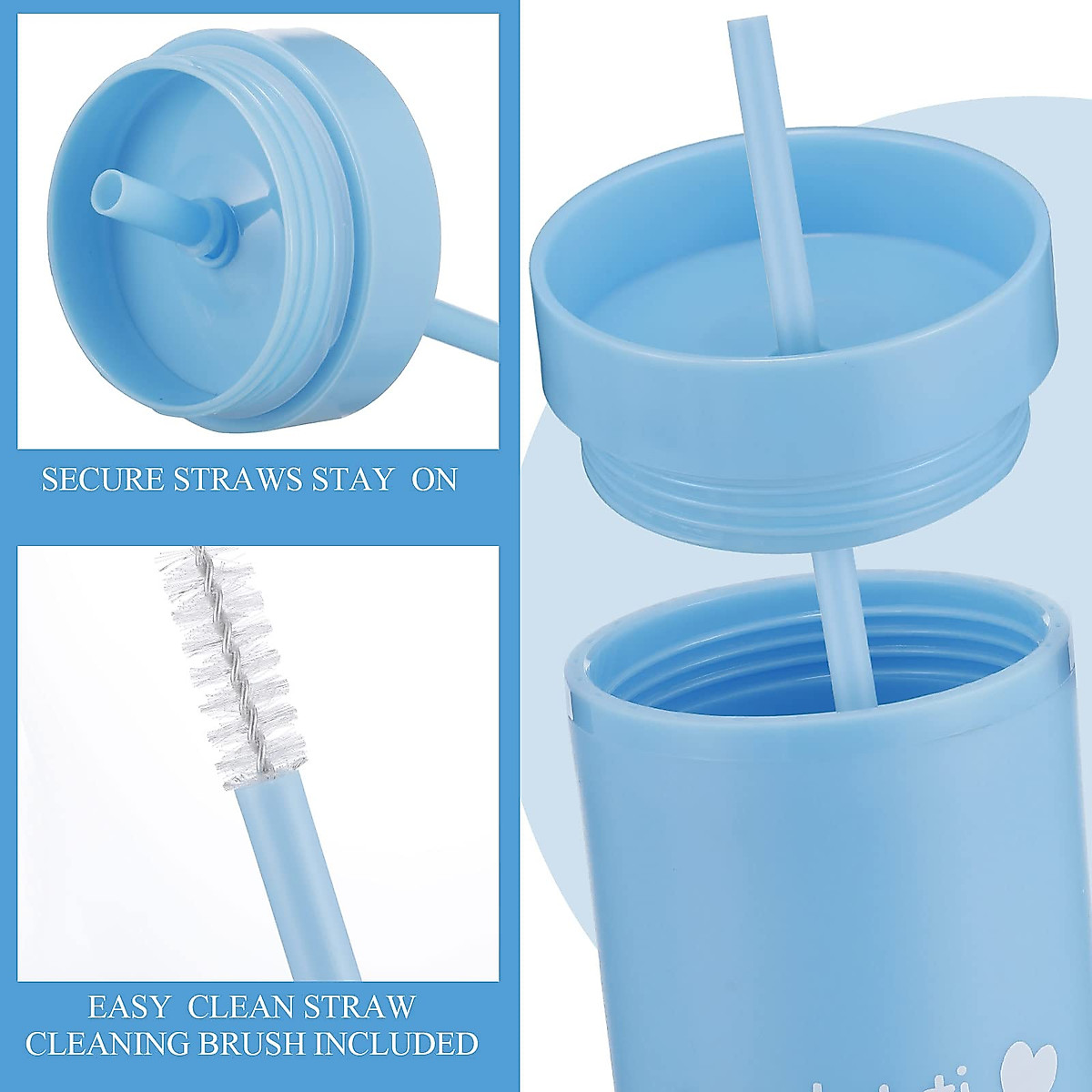 12 Pack Teacher Appreciation Gifts for Teachers Skinny Tumblers 16oz Matte Pastel Colored Acrylic Tumblers with Lids and Straws Thank You Gifts for Grad Teachers Day Birthday (Bright Colors, 12 Pack)