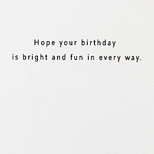 Hallmark Signature Birthday Card (Confetti Balloon Animal)