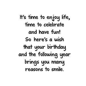 Happy 65th Birthday Card | Made in America | Eco-Friendly | Thick Card Stock with Premium Envelope 5in x 7.75in | Packaged in Protective Mailer | Prime Greetings