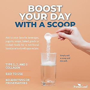 Collagen Peptides Powder Unflavored - Hydrolyzed Collagen Protein Powder Type 1, 2 & 3 - Grass Fed Keto Collagen Powder for Women & Men - Vital Hair, Skin, Nails, Joints, Recovery, 11g Per Serving