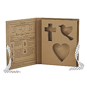 Stephan Baby Keepsake Cookie Cutter Boxed Set + Sugar Cookie Recipe, Welcome Baby