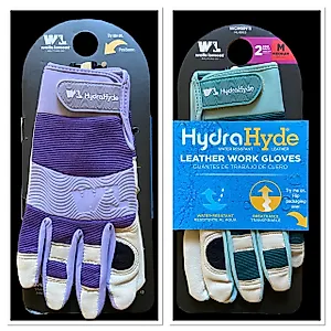Wells Lamont 2 pairs Women's HydraHyde Work Gloves Size M