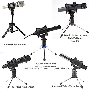 ZRAMO Microphone Basket Shock Mount Universal Shotgun mic shockmount Microphone Mount Holder Anti Vibration Recording Setup for AT4021 AKG D230 Senheisser ME66 Rode NTG-2 NTG-1 Audio-Technica AT-875R