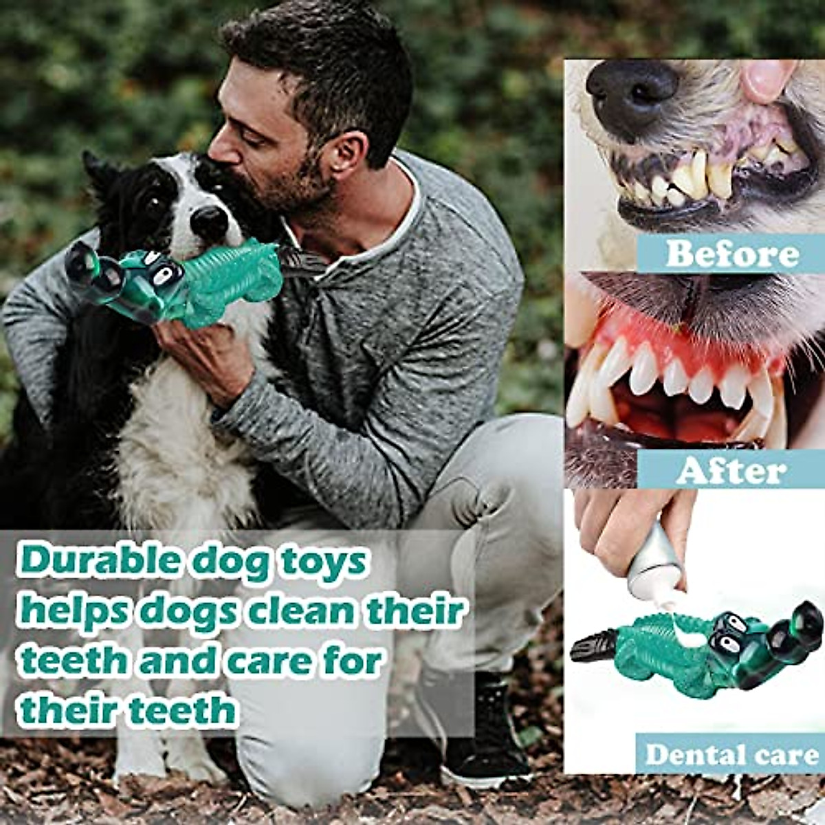 ADSDIA Large Dog Chew Toys/Tough Durable Dogs Chew Toys/Indestructible Dog Toys/Dog Toys for Aggressive Chewers/Interactive Dog Toys Gift for Medium Dog Large Dogs Breed,Heavy Duty Dog