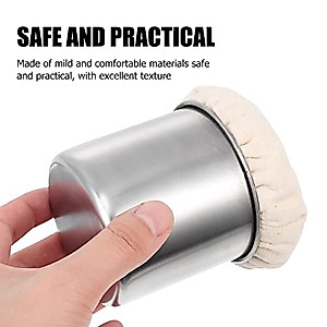 Crepe Oil Applicator 1 grilling accessories set pancake spreading tool pancake pan oil applicator with oil brush and brush cleaner tray camping grill Pancake Making Tool