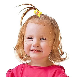 Hair Ties For Toddler Girls, AMMY 50 Pcs Girl Hair Accessories Elastic Hair Bands Ponytail Holders For Baby Toddler Girl Kids Children