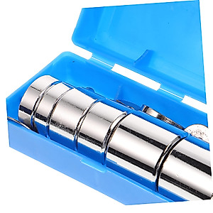 DOITOOL 1 Set Laboratory Slotted Mass Metal Slotted Weights Science Experiment Tools Hanger and Box