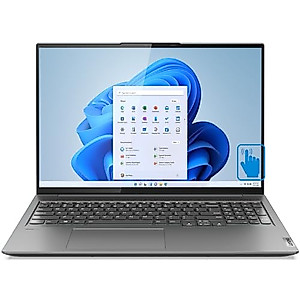 Lenovo Slim 7i Home & Business Laptop (Intel i7-12700H 14-Core, 32GB LPDDR5 4800MHz RAM, 2TB PCIe SSD, Intel ARC A370M, 16.0" 120 Hz Touch Win 11 Home) with MS 365 Personal, Dockztorm Hub