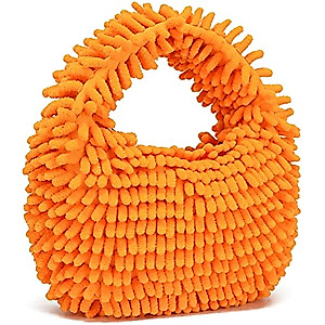 CATMICOO Y2K Fuzzy Purse, Fluffy Tote Bag, Cute Plush Purse for Women