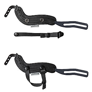 SPIDER HOLSTER - SpiderPro Camera Hand Strap v2 with Snap Assembly and Optional Wrist Strap – DSLR and Mirrorless Compatible (Graphite) - Vegan Leather + Memory Foam