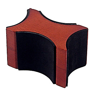 Guitar Neck Rest Support Pillow, Universal Anti-Slip Mahogany Neck Rest Works, Two Height Design Luthier Tool for Electric Acoustic Guitar Bass Mandolin