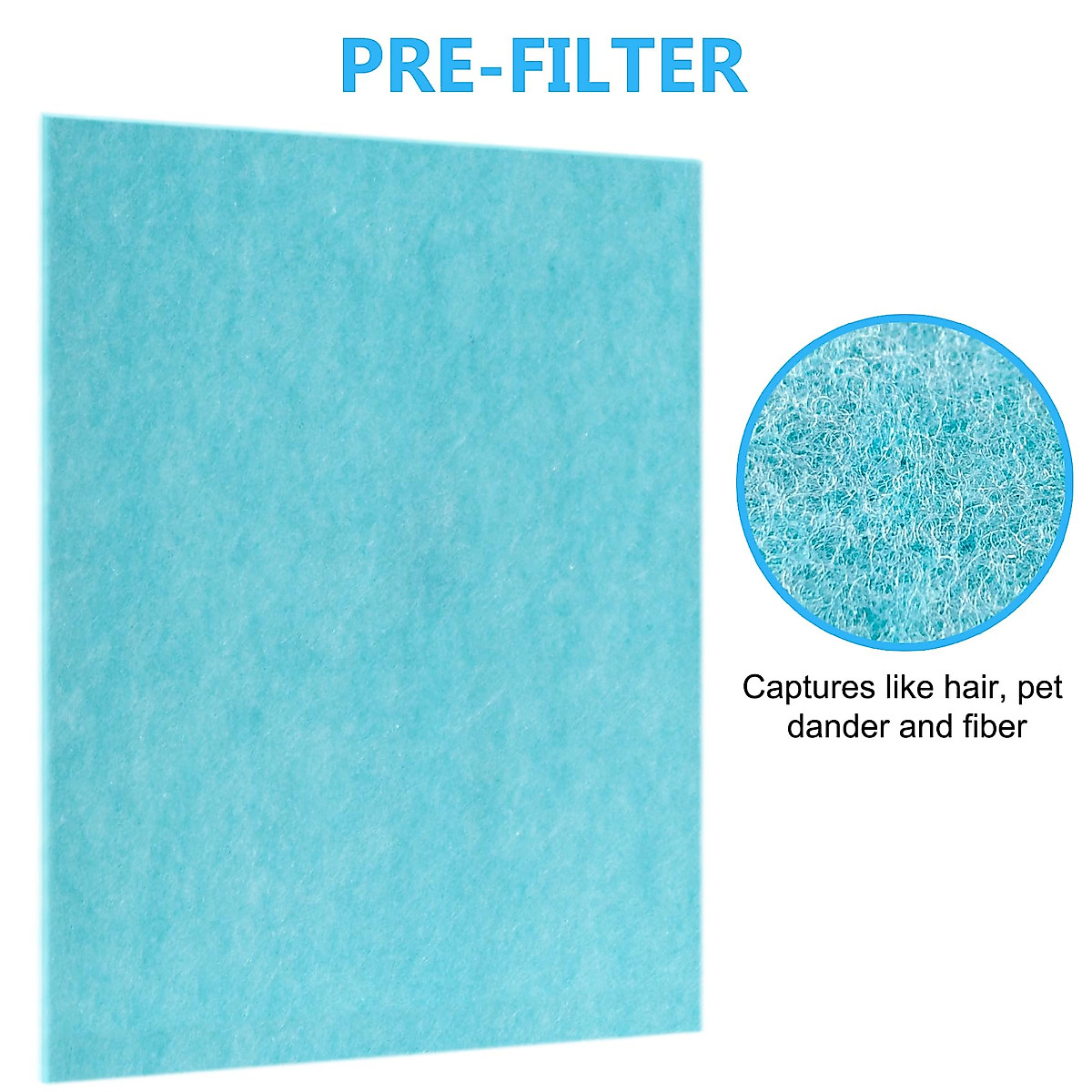Hfunmo H13 True HEPA Replacement Filter Compatible with Life Cell 1550, FITS 1550 Model ONLY.
