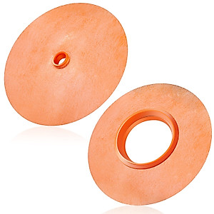 Tondiamo 2 Pack Pipe Valve Gasket Kit Includes Mixing Seal 4-1/2 Inch and Pipe Seal 3/4 Inch Opening, Waterproofing Round Pipe Seal Gasket for Shower Valve and Shower Head Gasket Seal