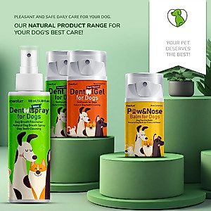 Moofurr Natural Fresh Breath Dental Spray 3.38 fl.oz - Dog Breath Spray I Mint Dog Breath Freshener I Dog Teeth Cleaning