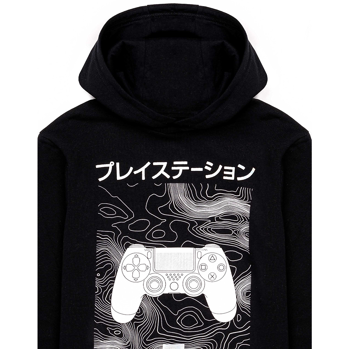 Playstation Kids Hoodie Boys Games Japanese Logo Black Jumper Jacket 7-8 Years