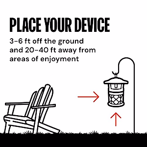 DynaTrap DT1130SR 1/2 Acre Mosquito & Flying Insect Outdoor Trap and Killer – Kills Mosquitoes, Flies, Wasps, Gnats, & Other Flying Insects - Bug Zapper Alternative - Black