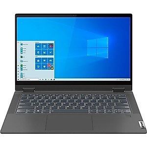 Lenovo IdeaPad Flex 5 2-in-1 Laptop，15.6" FHD (1920x1080) IPS，Touch，Intel Core i5 1135G7 4-core 2.4 GHz，8GB Memory, 256 GB SSD, Backlit KB, Fingerprint, Wi-Fi6, Win11, Graphite Gray, W/GaLiMu