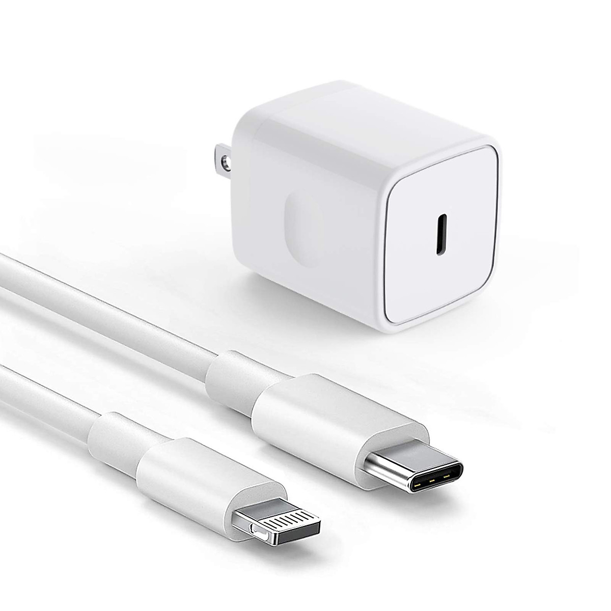 [MFi Certified] iPhone Charger Fast Charging,20W USB C Wall Charger Adapter with 6.6FT USB C to Lightning Cable for iPhone 14 Pro/14 Plus/13/12 Mini/12 Pro Max/11/X/XR/XS/8, iPad, AirPods Pro