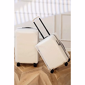 gaunghong Luggage Cover 20 22 24 28 Inch Suitcase Cover Rolling Luggage Cover Protector Clear EVA Suitcase Cover for Carry on Luggage(20Inch)