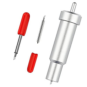 CAREGY 60 PCS 45 Degree Standard Fine Point Blades for Cricut Explore Air 2/Air 3/Maker/Maker 3/ Expression, Replacement Cutting Blades for Most Vinyl Fabric Cutting