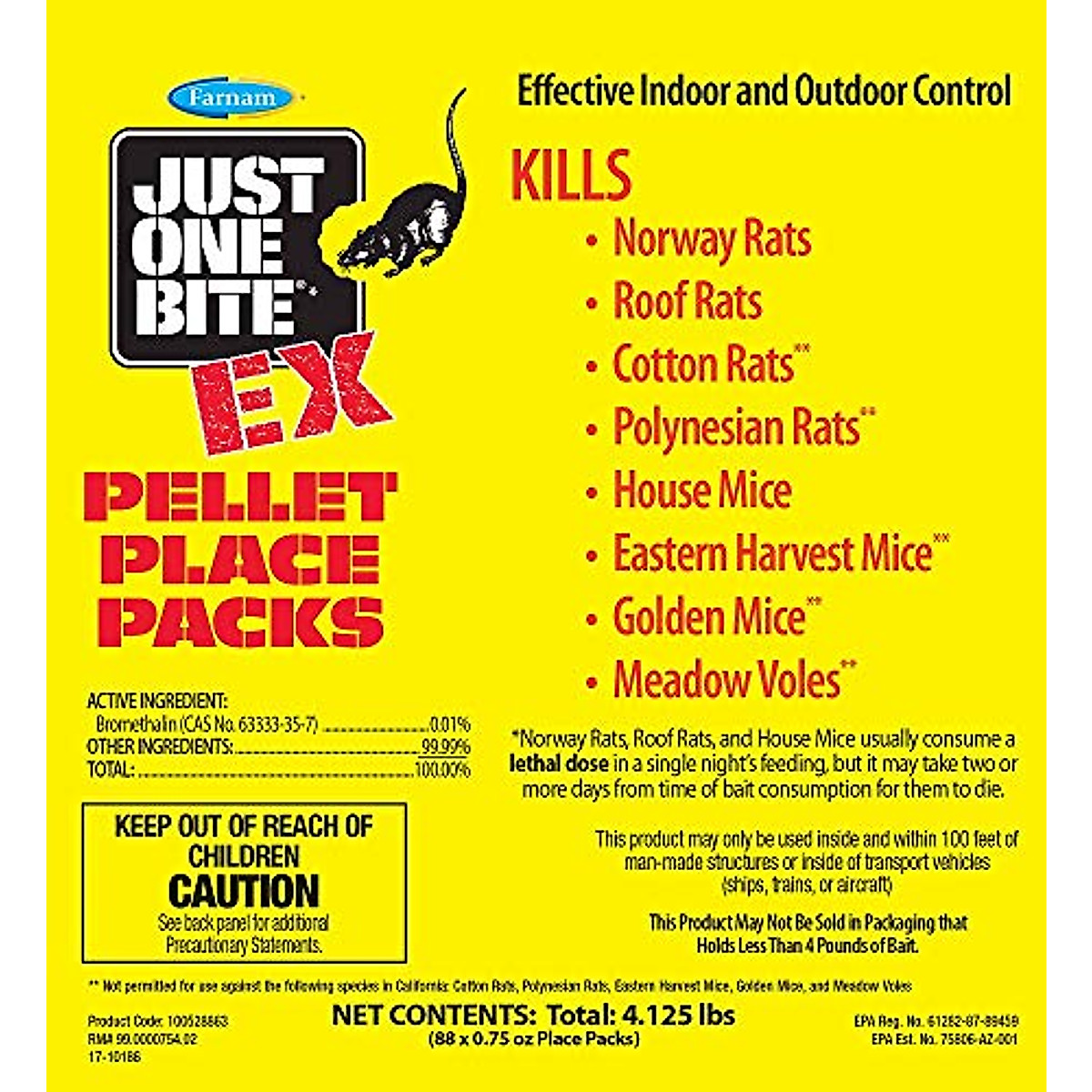 Just One Bite EX Pellet Place Packs 88ct