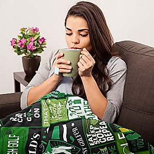 Golf Gifts for Men Unique - Funny Golf Gifts - Golfing Gifts for Men Women - Best Golf Gift - Golf Gift for Him- Golf Stuff Gift - Mens Golf Gifts Ideas - Golf Themed Gifts Blanket 50" x 60"