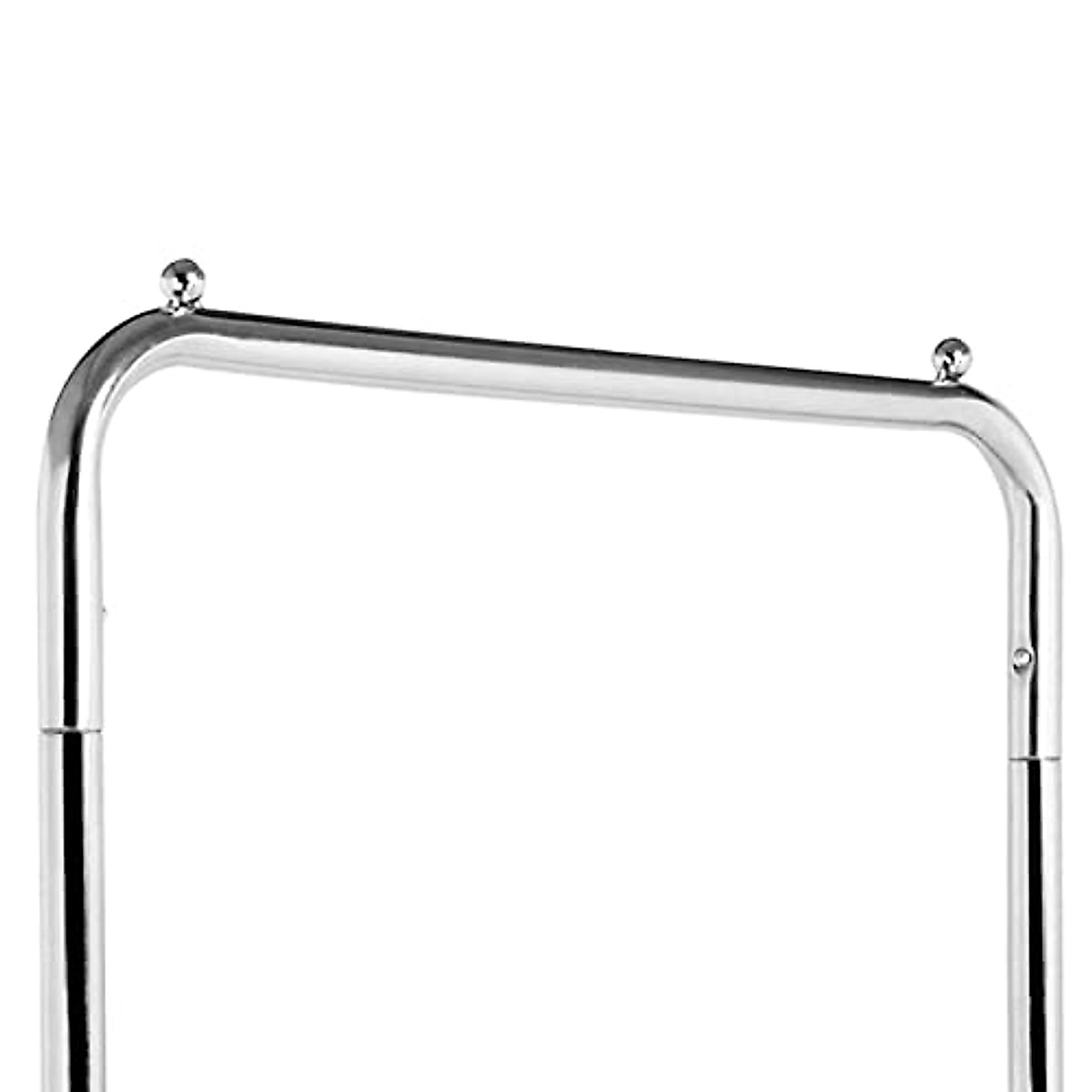 Yaheetech Rolling Laundry Bakset with Wheels, Laundry Cart with Hanging Rack, Metal Laundry Hamper Basket Butler Cart with Wheels and Wire Storage Rack, Silver