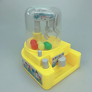 NUOBESTY Mini Candy Catcher Grabber Catcher Claw Machine Toy Crane Catch Toy Mini Grabber Arcade Game Ball Machine No Battery Required for Kids