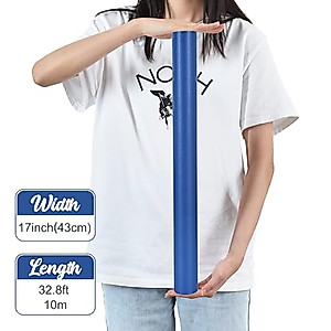 BEISHIDA Royal Blue Gift Wrapping Paper Solid Color Pearly-Lustre Wrapping Paper Roll Matte Gift Wrap Paper,Packing Paper for Wedding,Birthday,Graduation,Christmas Wrapping Paper(17inches X 32.8ft)